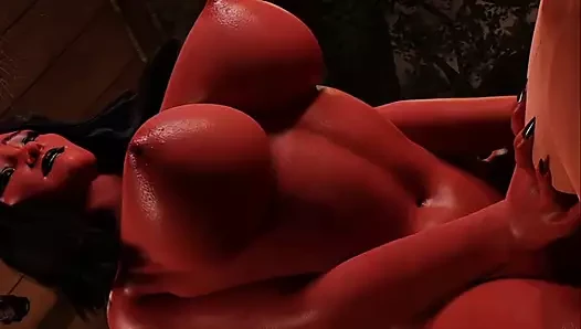Threesome With Elf Girl And Half Demon Best Sex Ever Forbidden