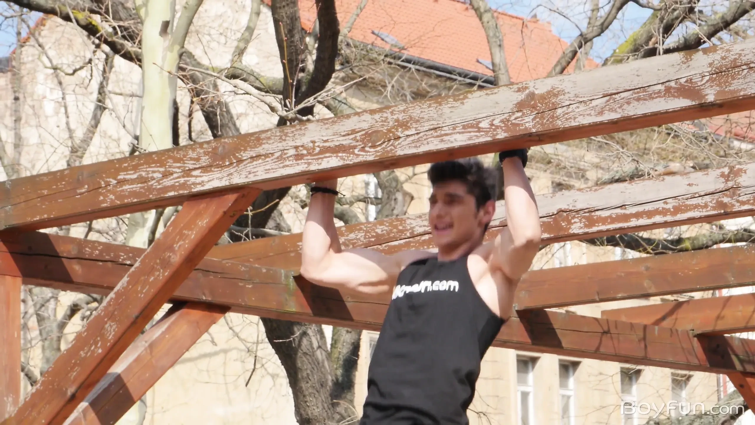 Straight Jock Jared Shaw Seduces His Workout Buddy Into A Bareback Fuck