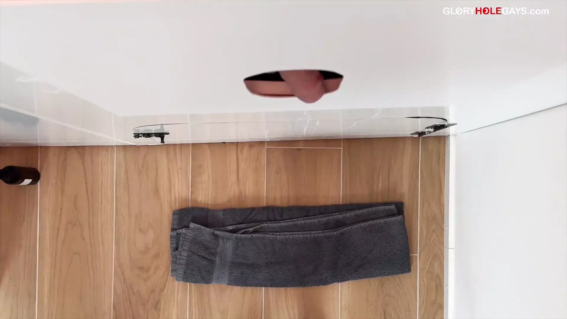 Bi Guy Tries Edging But Explodes At The Gloryhole Gay Blowjob