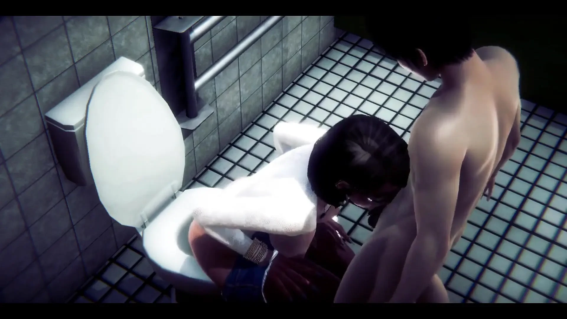 Hentai 3d Uncensored Shien Sex In Toilet Part 2 Japanese Asian 4750