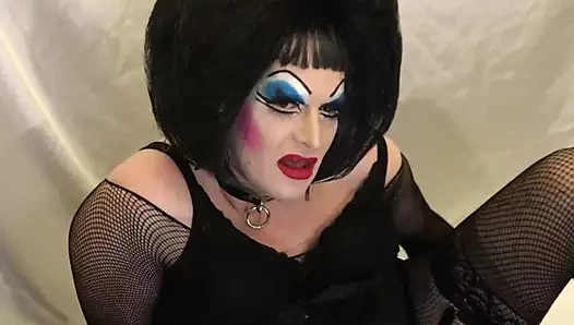 Sissy Slut In Heavy Makeup Sucks And Deep Throats Dildo On Cam Xhamster 6419
