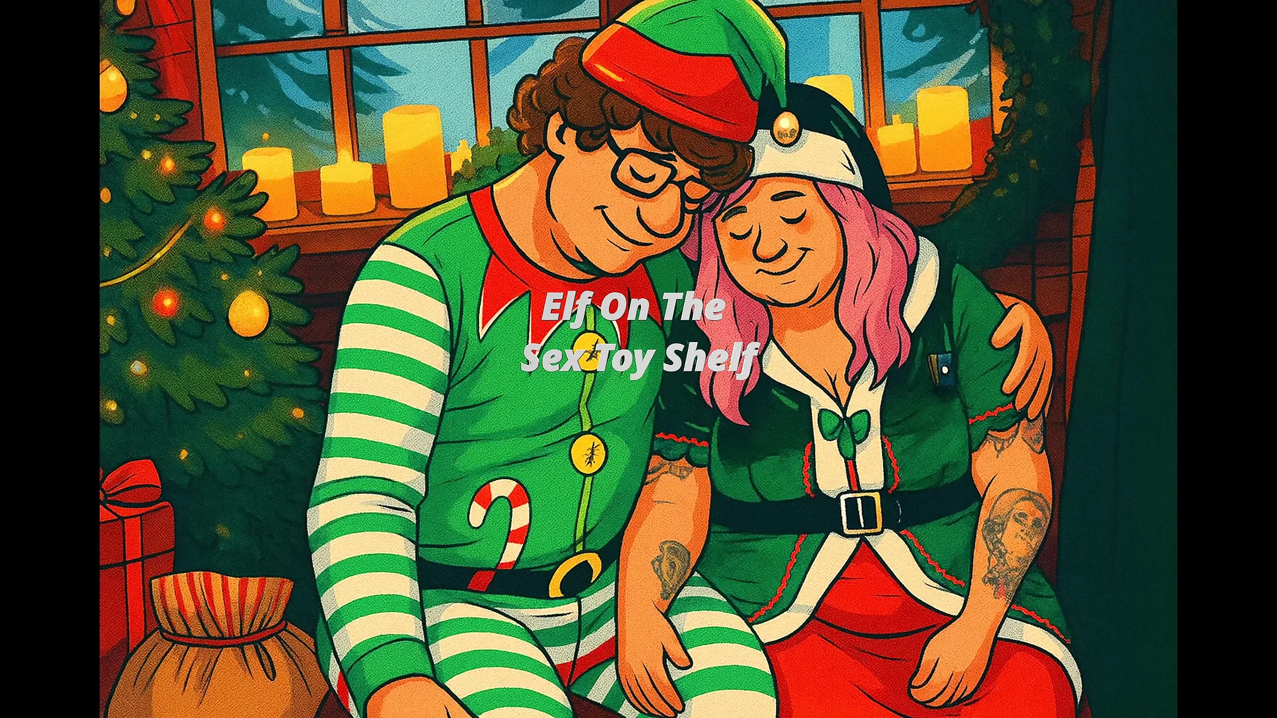 Naughty Elves On The Sex Toy Shelf Day 3 Blowjob Porn Feat The Izars