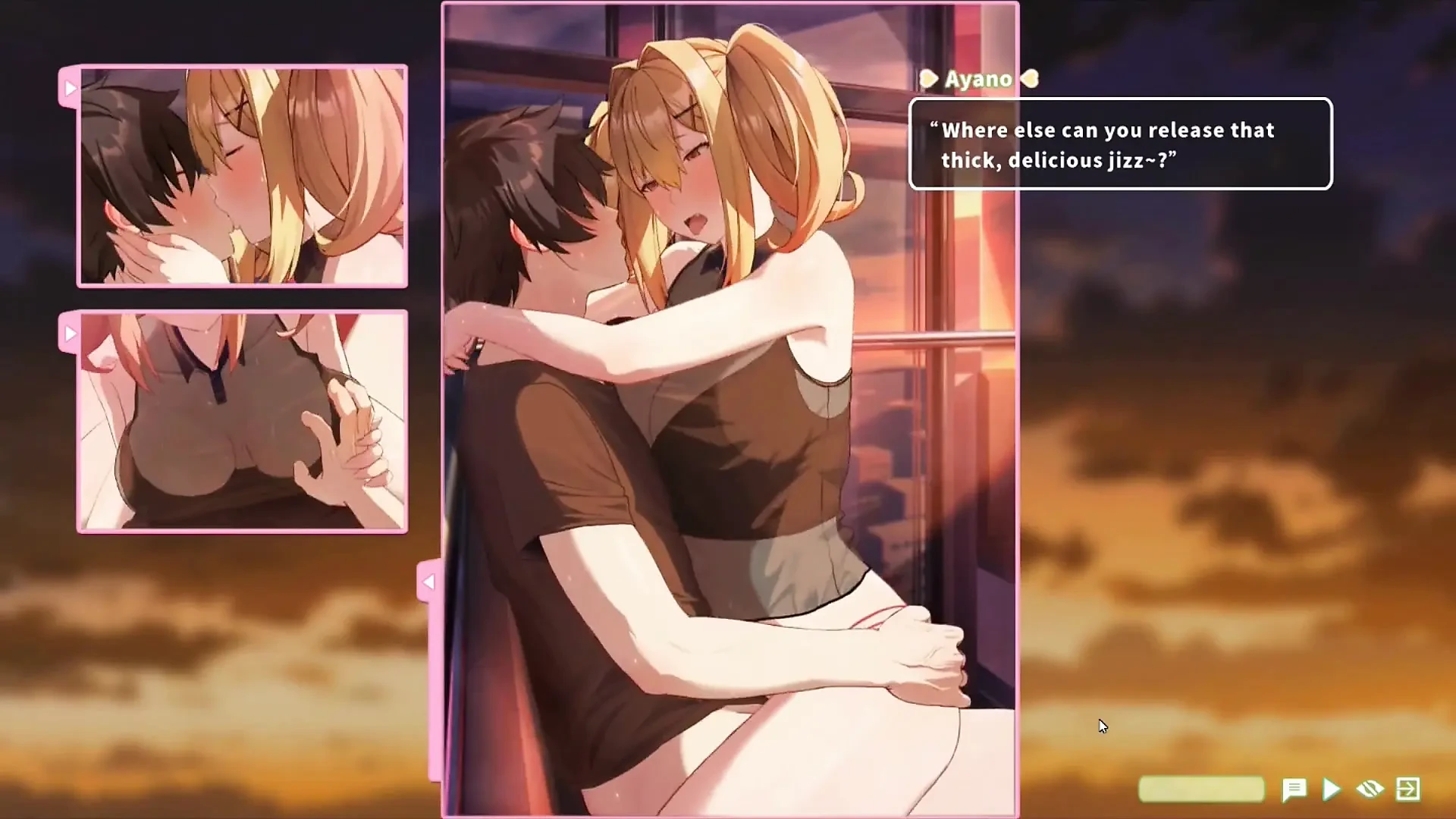 Hentai Game Summer Clover Ferris Wheel Sex Fucking The Blonde On