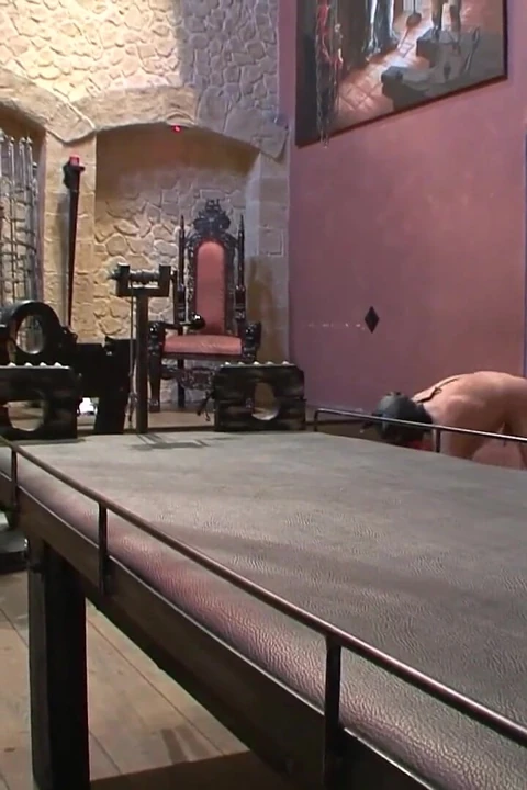 Domina With 2 Male Sex Slaves Cactus And Spikey Toys Bdsm Bdsm Porn