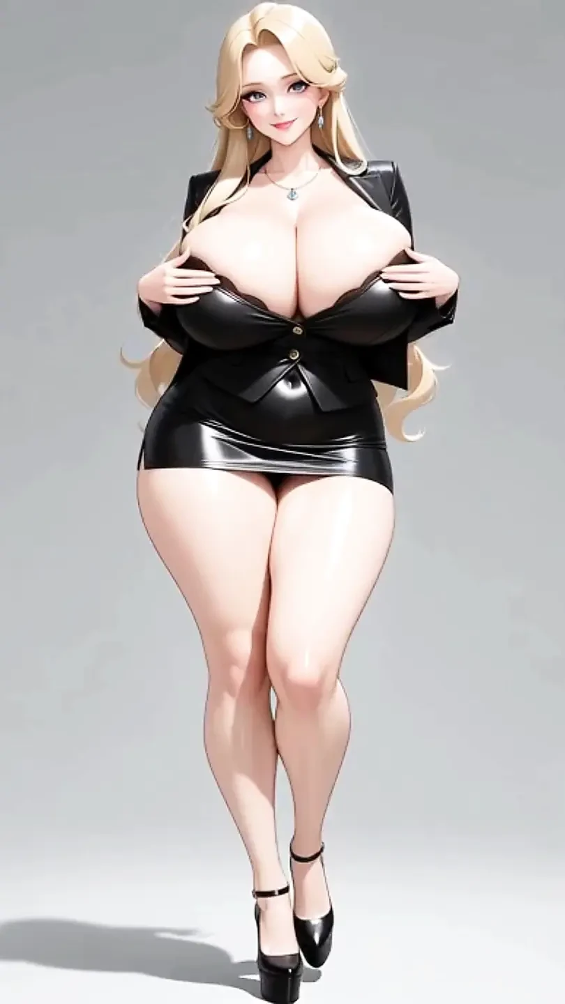Ai Generated Busty Women In Lingerie And High Heels Ultra Realistic